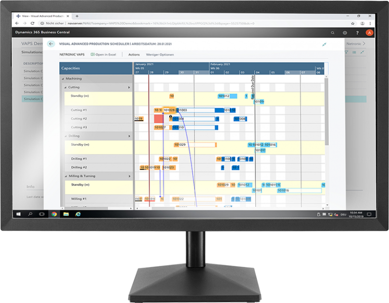 Visual Advanced Production Scheduler (VAPS) – AMCO Business Solutions